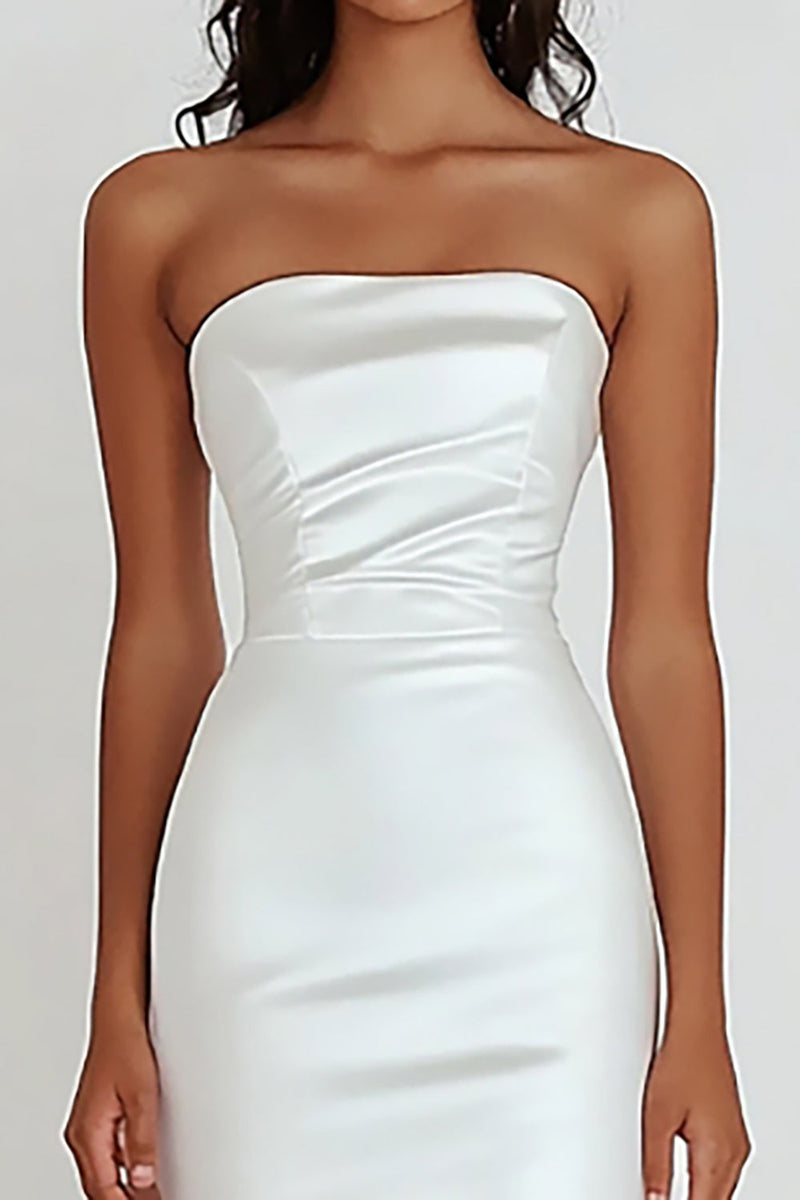 Wunderbar Enges Weisses Kleid Ebenbild