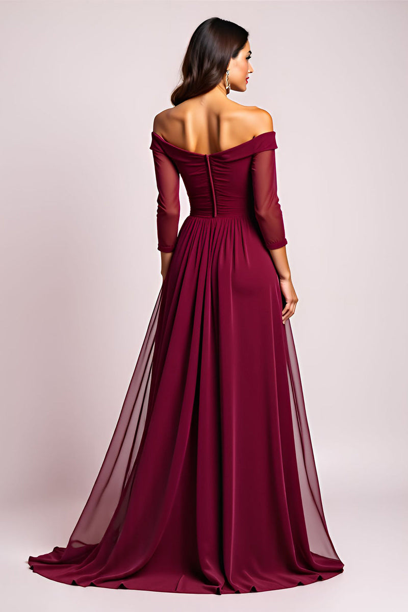 Schulterfreies Kleid Hochzeitsgast