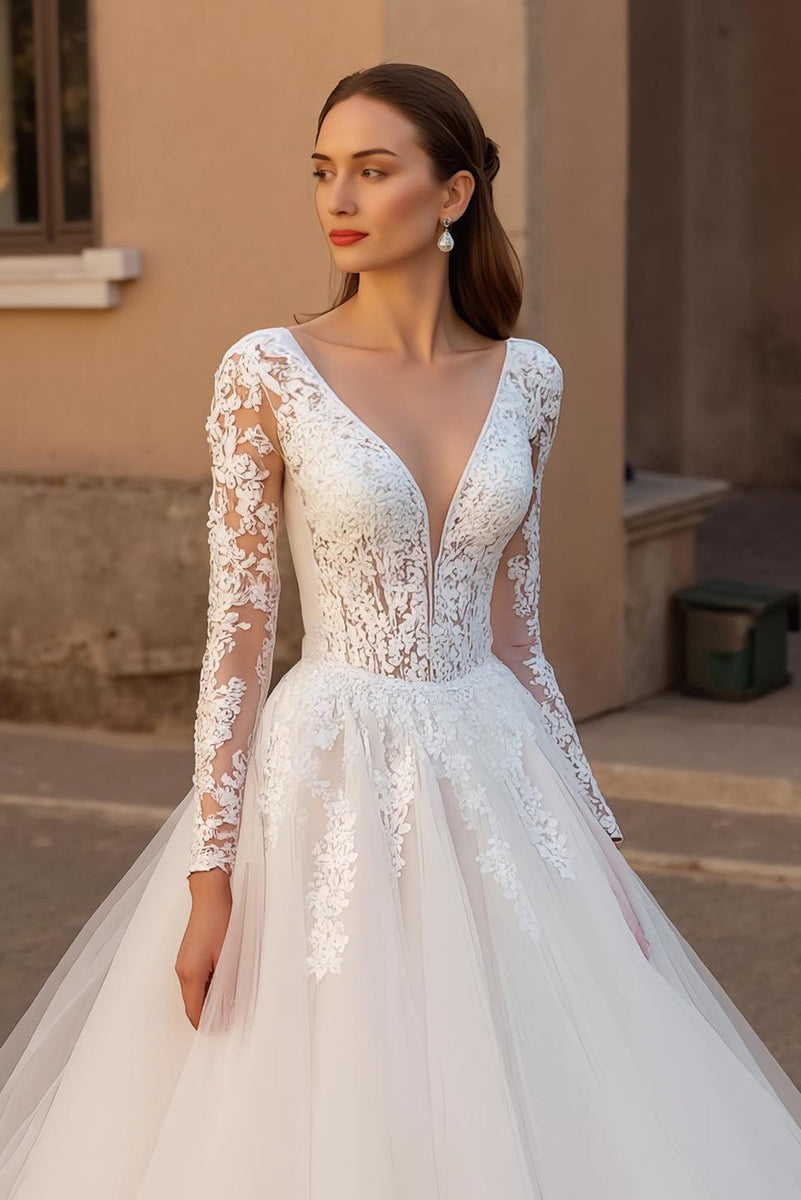 Hochzeitskleid Mit Langen ärmeln